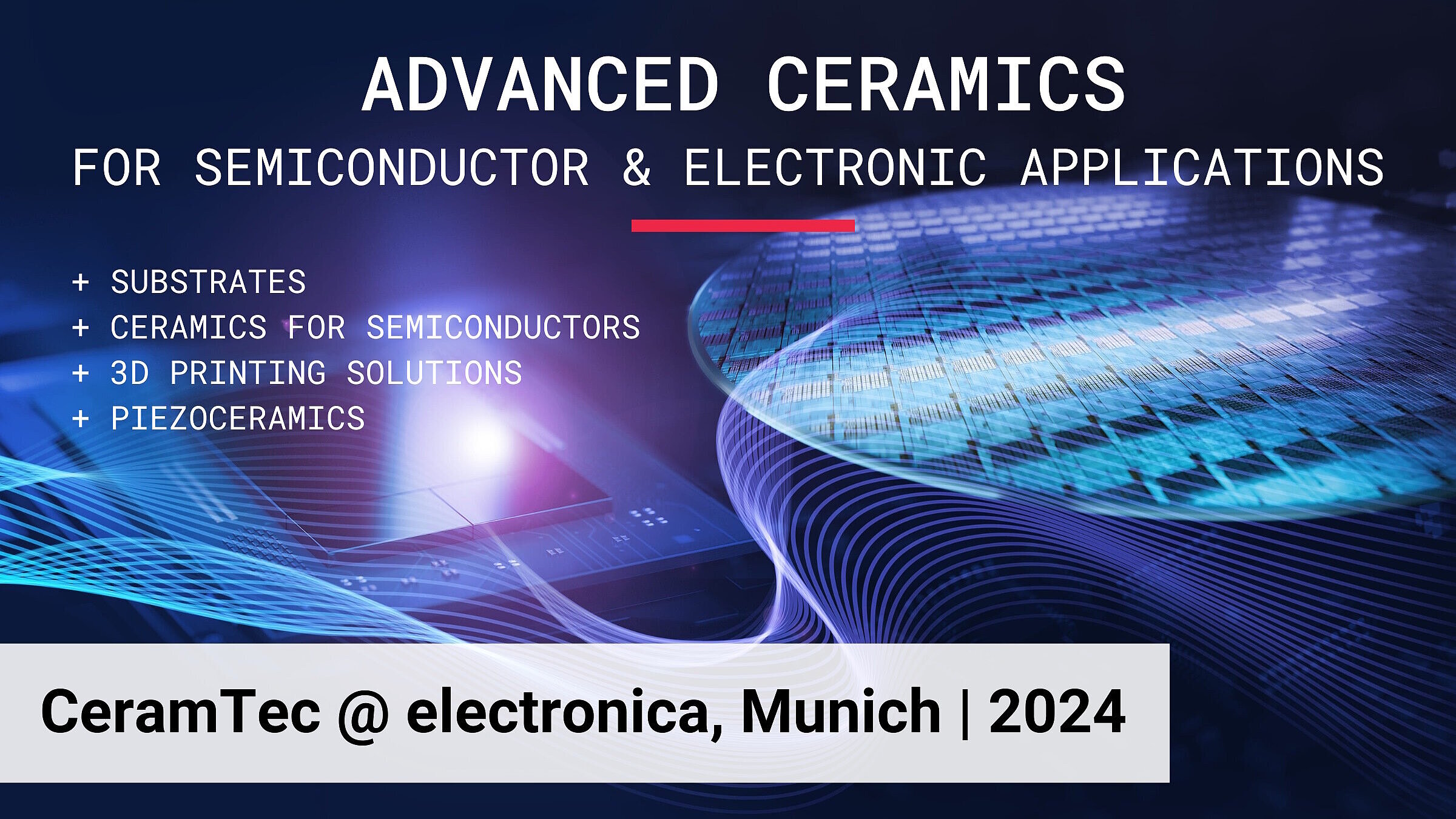 Let's talk ceramics: CeramTec @ electronica Munich 2024
