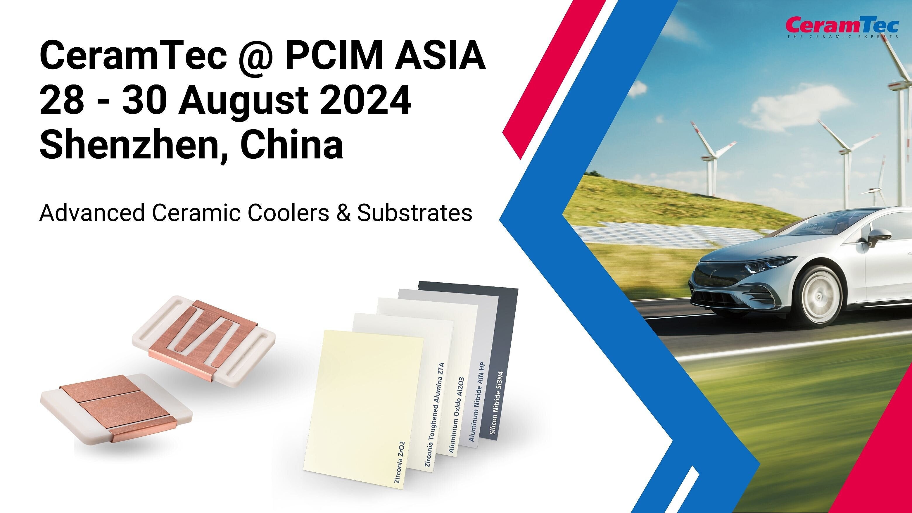 CeramTec @ PCIM Asia 2024 in Shenzhen, China