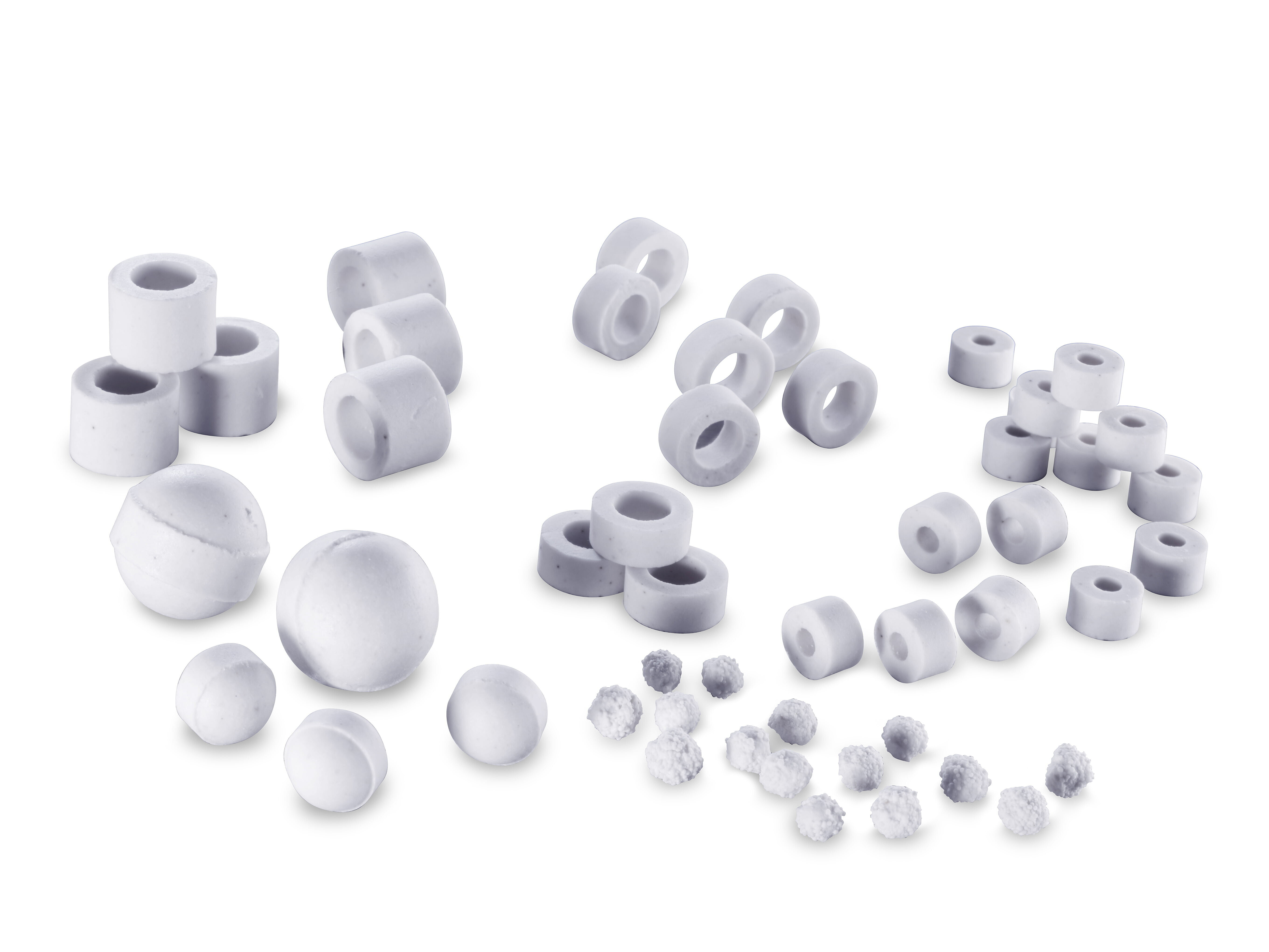 Ceramics for catalyst carriers in highly selective oxidation processes