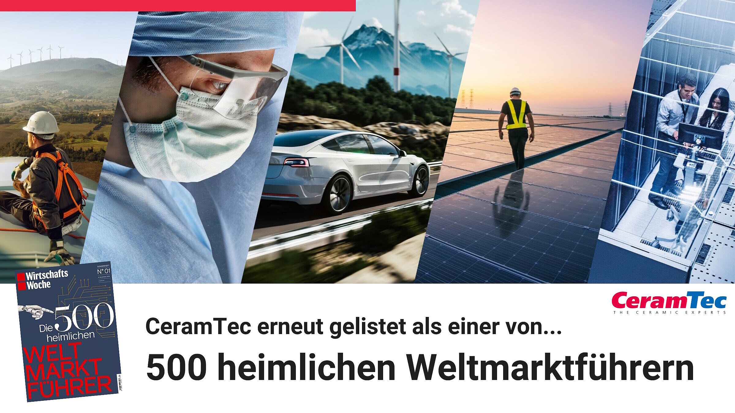 CeramTec erneut in das Ranking Weltmarktführer aufgenommen