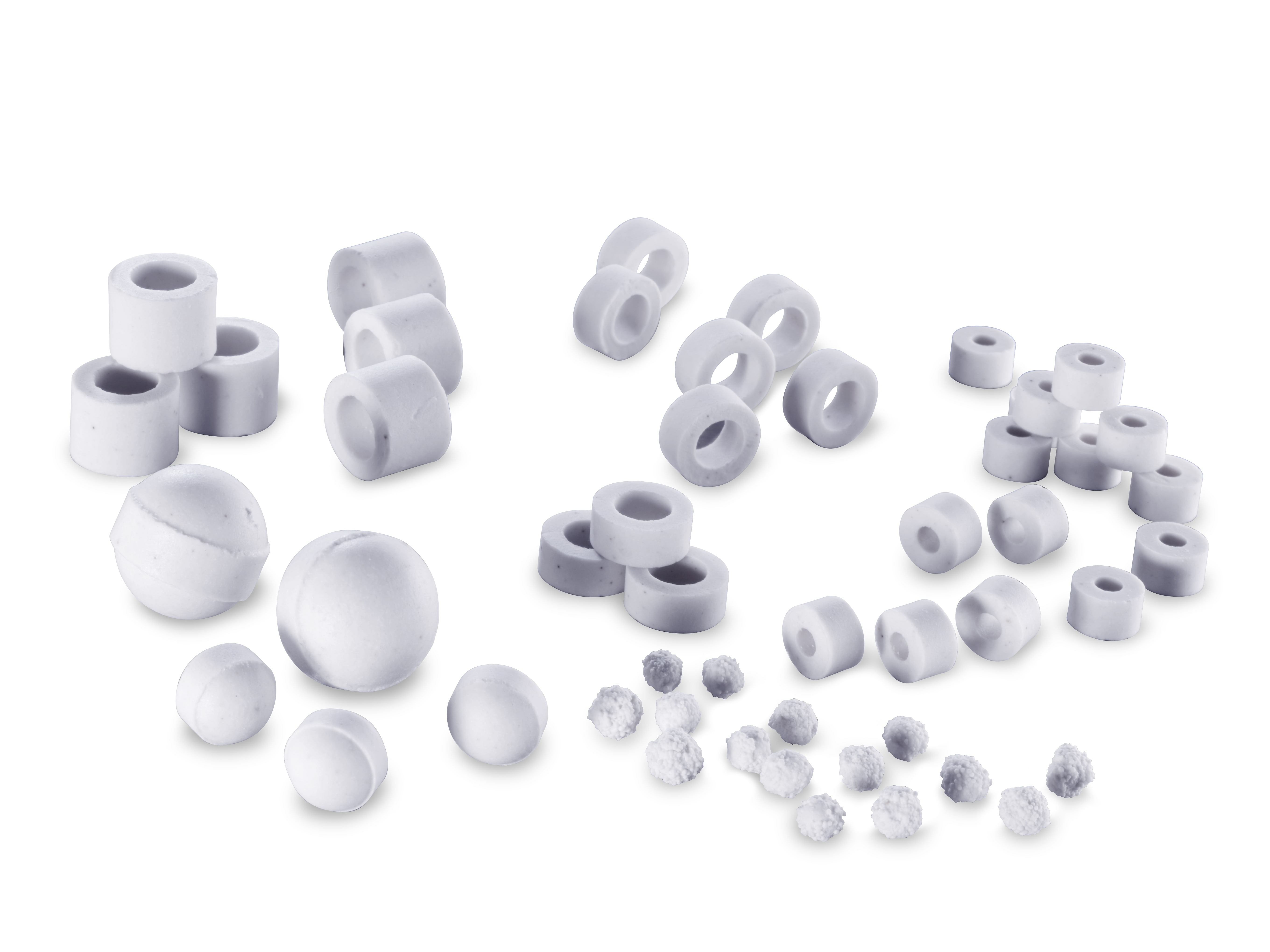 Ceramics for catalyst carriers in highly selective oxidation processes